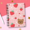 Kawaii Bunny Spiral Notebook / Lined Paper Cottagecore Ruled Journals ...