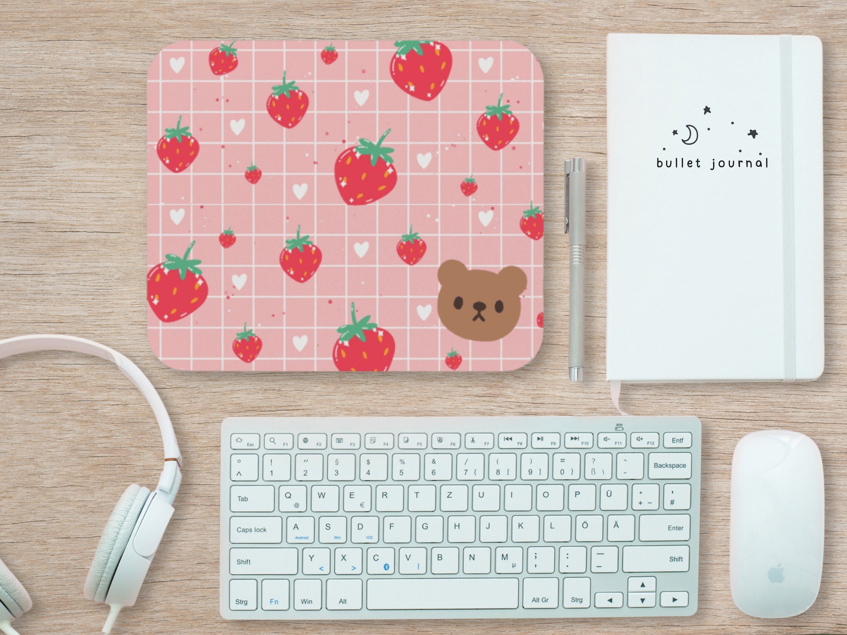 Cute Mouse Pad Small Mousepad Kawaii Bear Mouse Mat Mouse - Etsy Canada