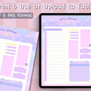 Daily Planner Printable Template Goodnotes Planner Digital - Etsy