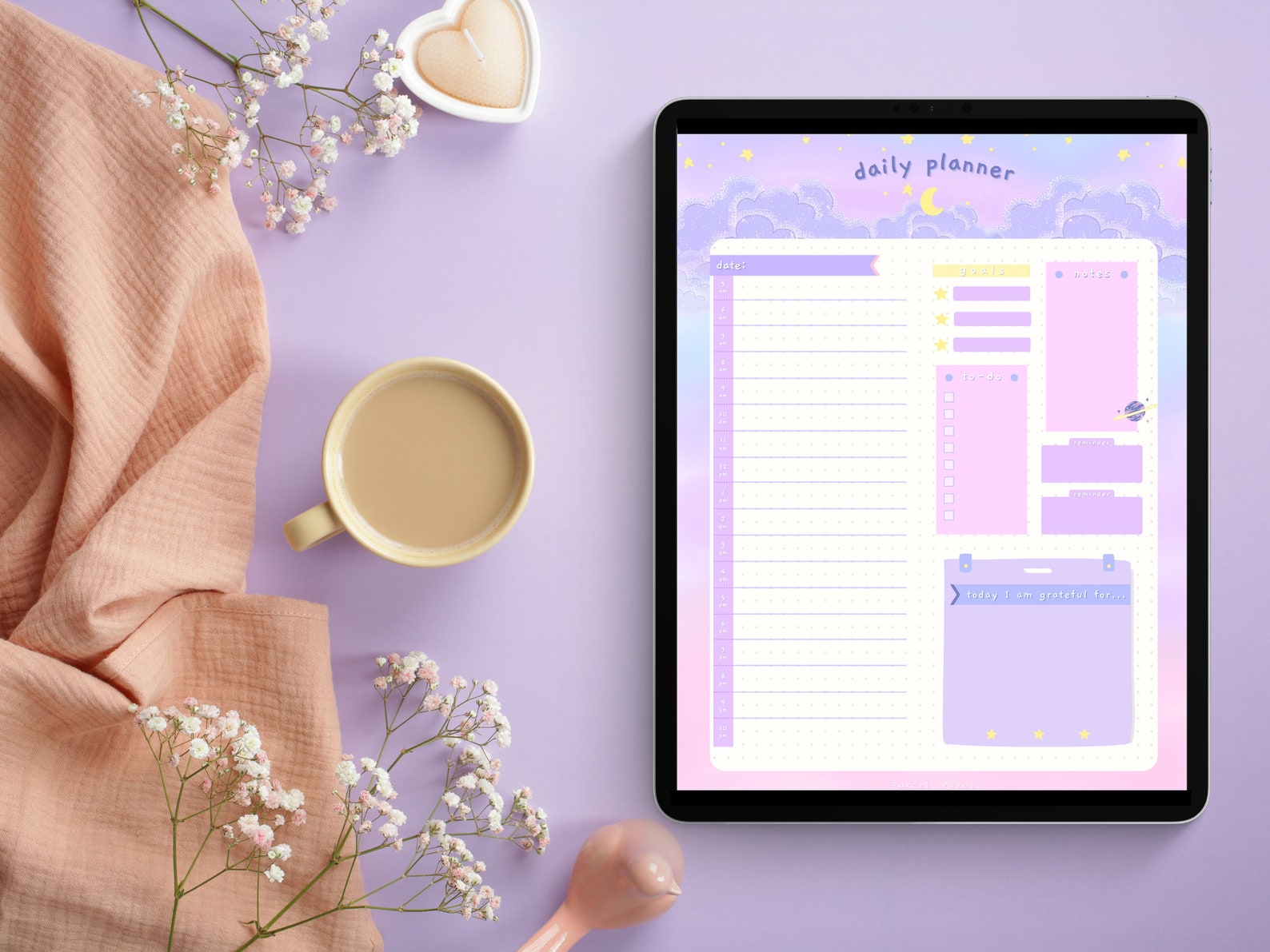 Daily Planner Printable Template Goodnotes Planner Digital - Etsy