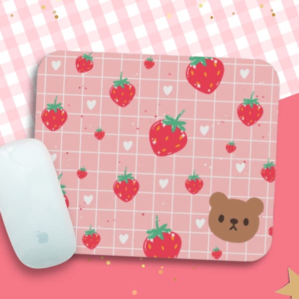 Kawaii Mouse Pad Pink - Etsy
