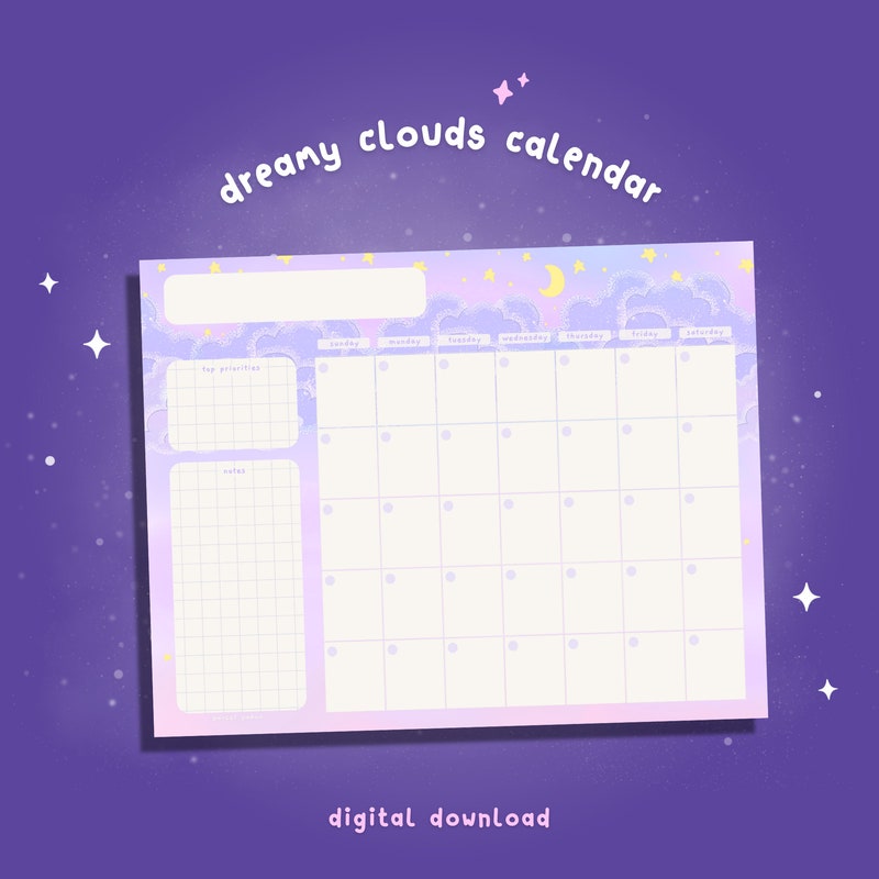 Cute calendar 2026 kawaii - Etsy México