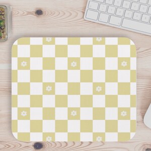 Cute Mouse Pad Pastel Checkerboard Small Mousepad Aesthetic - Etsy