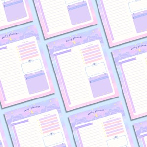 Dreamy Daily Planner 2024 / Tear off Notepad / Productivity Organizer ...