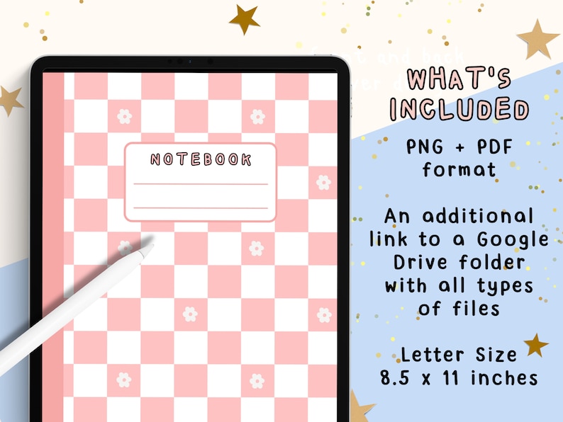 Notebook Covers for Goodnotes / Pastel Digital Notebook Cover - Etsy