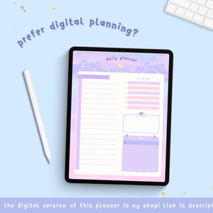Dreamy Daily Planner 2024 / Tear off Notepad / Productivity Organizer ...