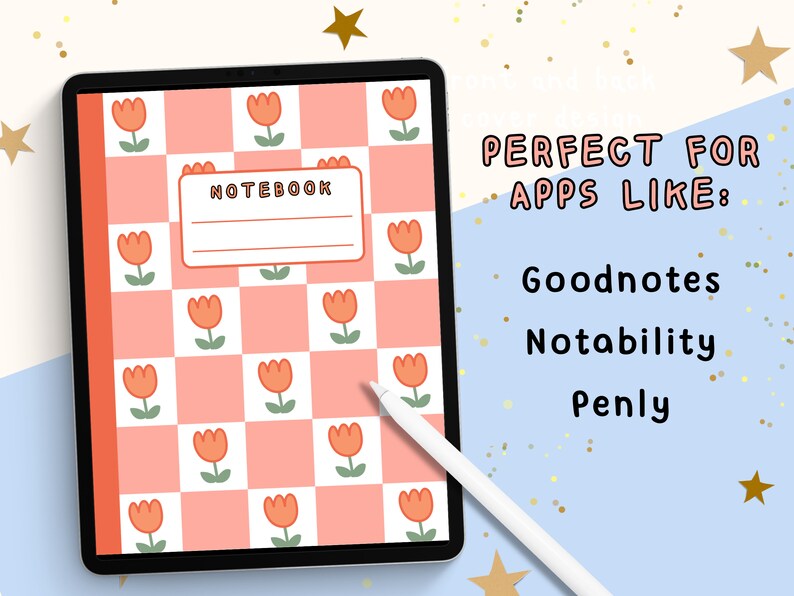 Notebook Covers for Goodnotes / Pastel Digital Notebook Cover - Etsy