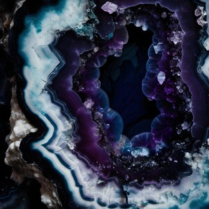 3 Sliced Geode Art Pictures Digital Download - Etsy