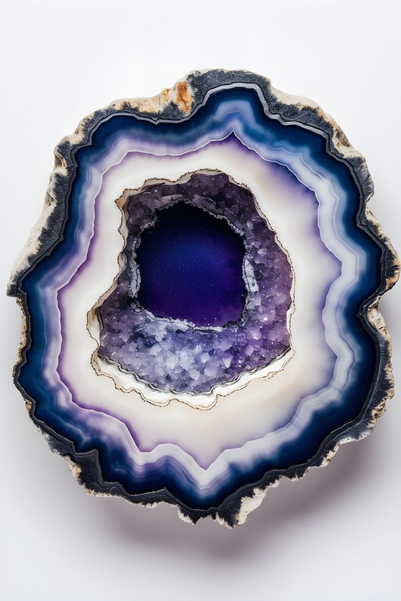 3 Geode Crystals Digital Art Download - Etsy