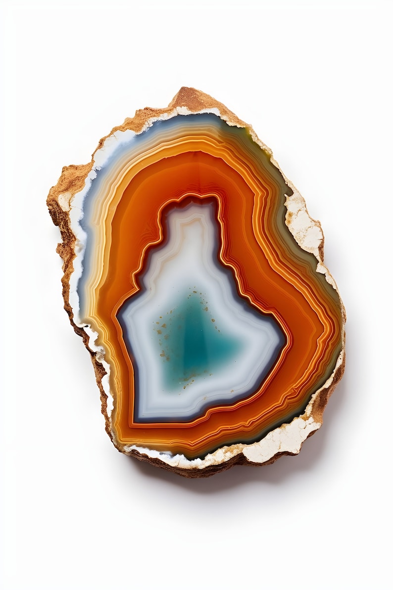 Three Agate Slices Wall Art Digital Download - Etsy