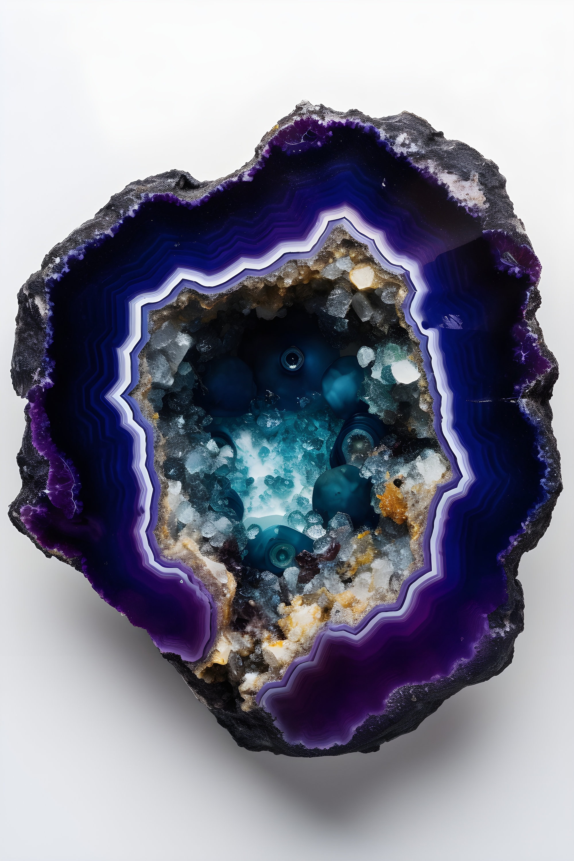 3 Geode Crystals Digital Art Download - Etsy
