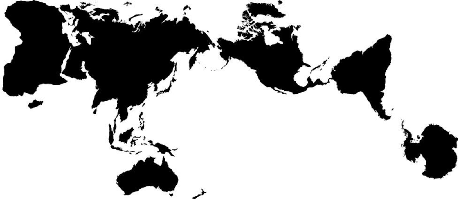 World Map | Authagraph Projection | Mercator Projection | Peirce ...
