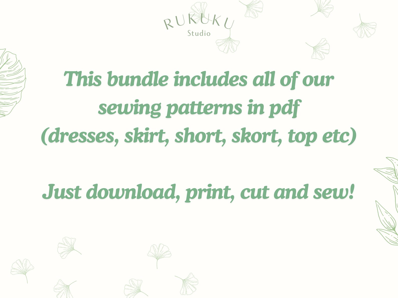 WHOLE SHOP Bundle Sewing Pattern for Womens | Beginner Sewing Patterns ...