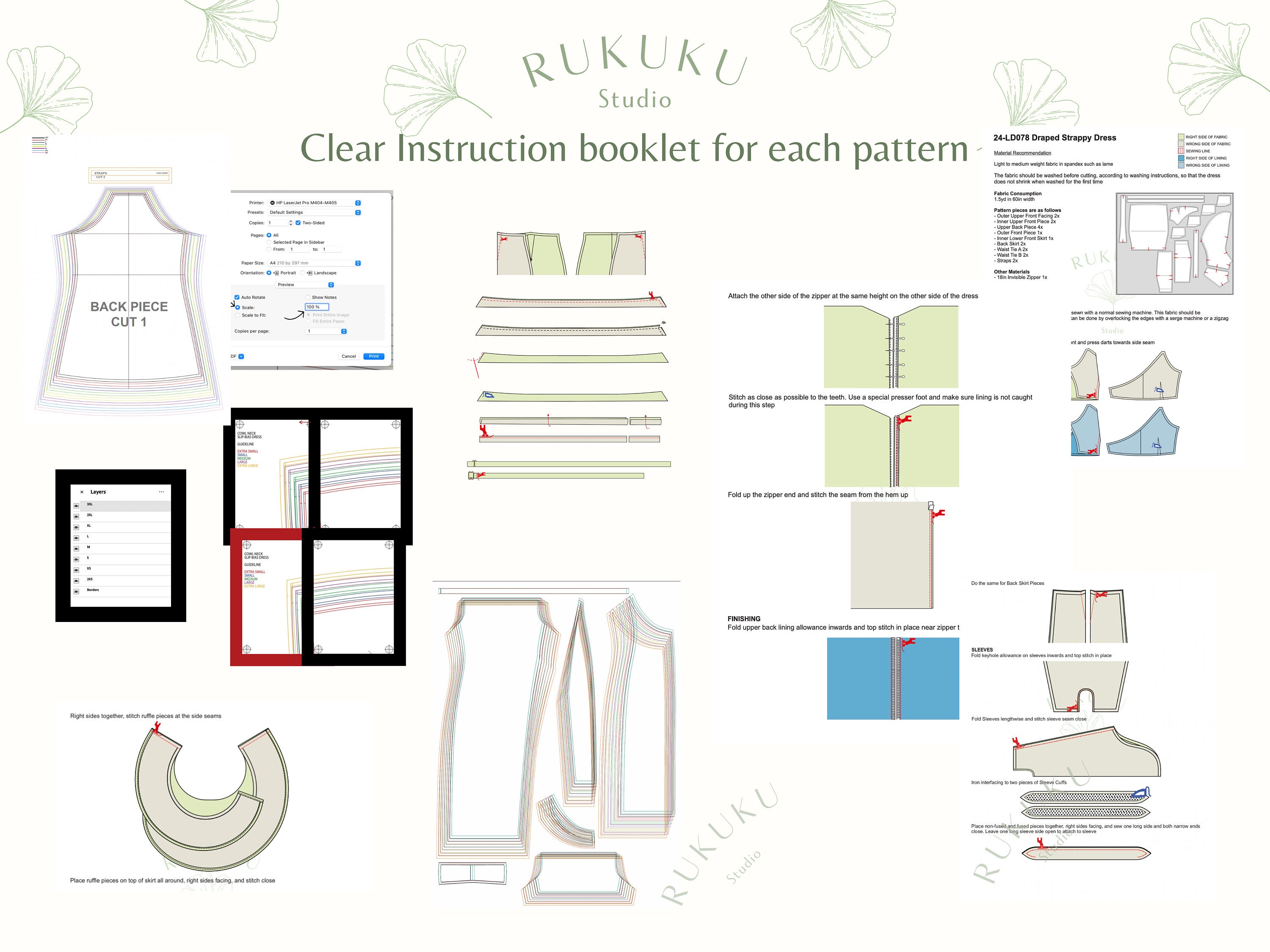 WHOLE SHOP Bundle Sewing Pattern for Womens | Beginner Sewing Patterns ...