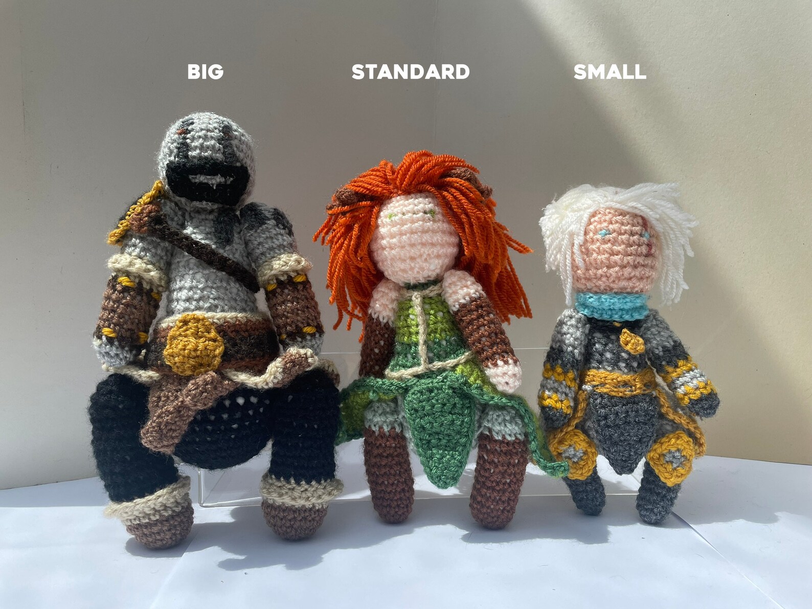 Campaign 1 VM Dnd Crochet Dolls, Mini Hand Made Plushies, Amigurumi ...