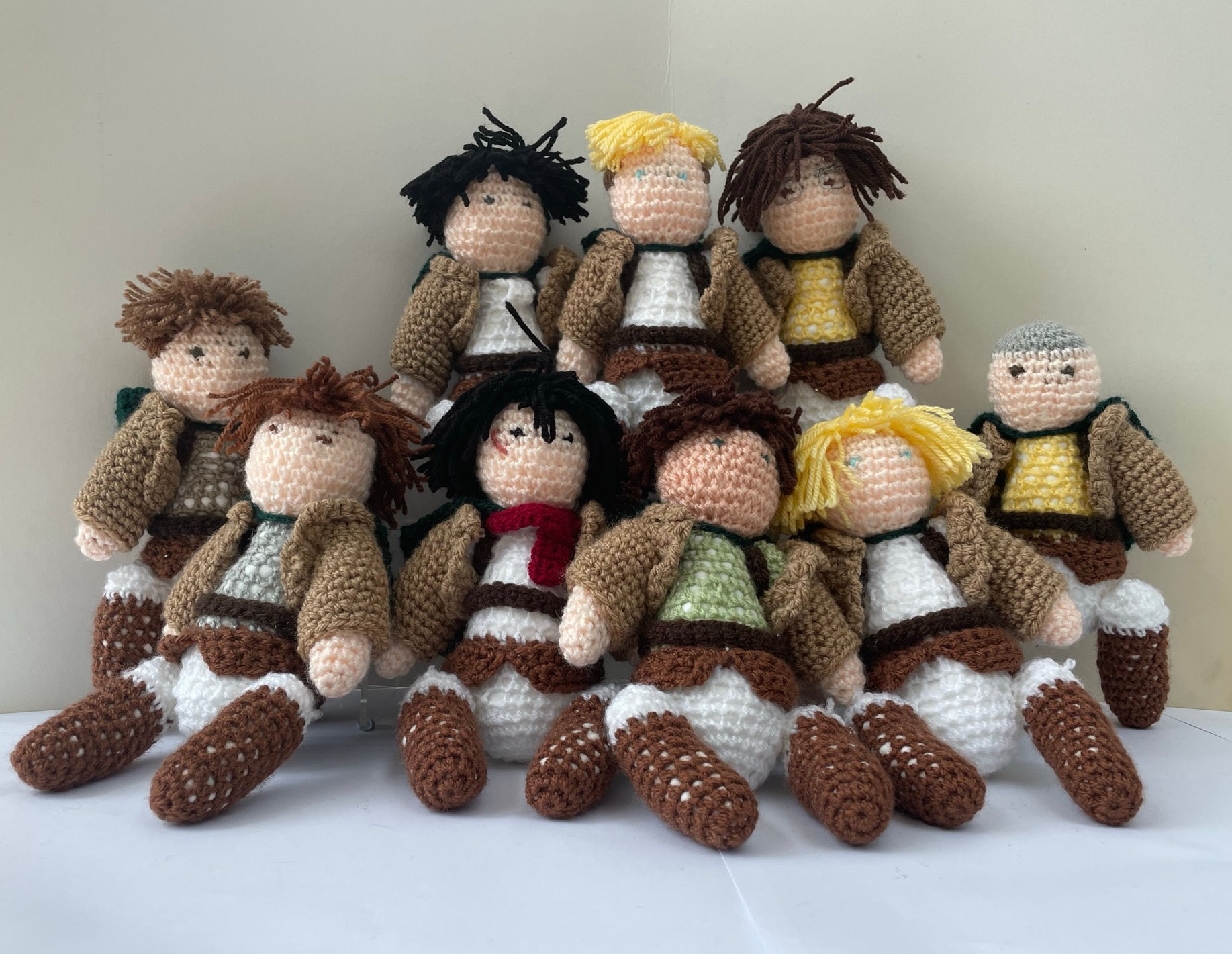 Scout Anime Crochet Dolls Mini Hand Made Plushies Amigurumi - Etsy