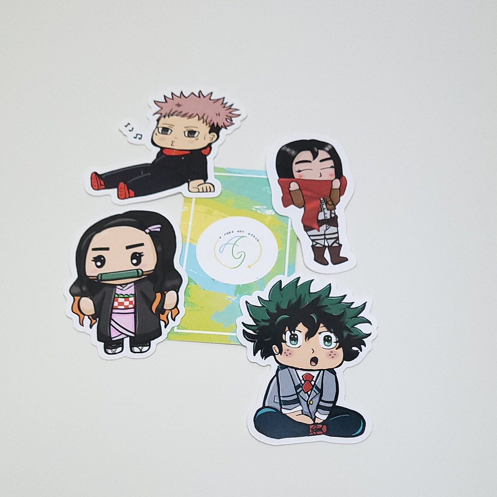 Chibi Anime Stickers - Etsy