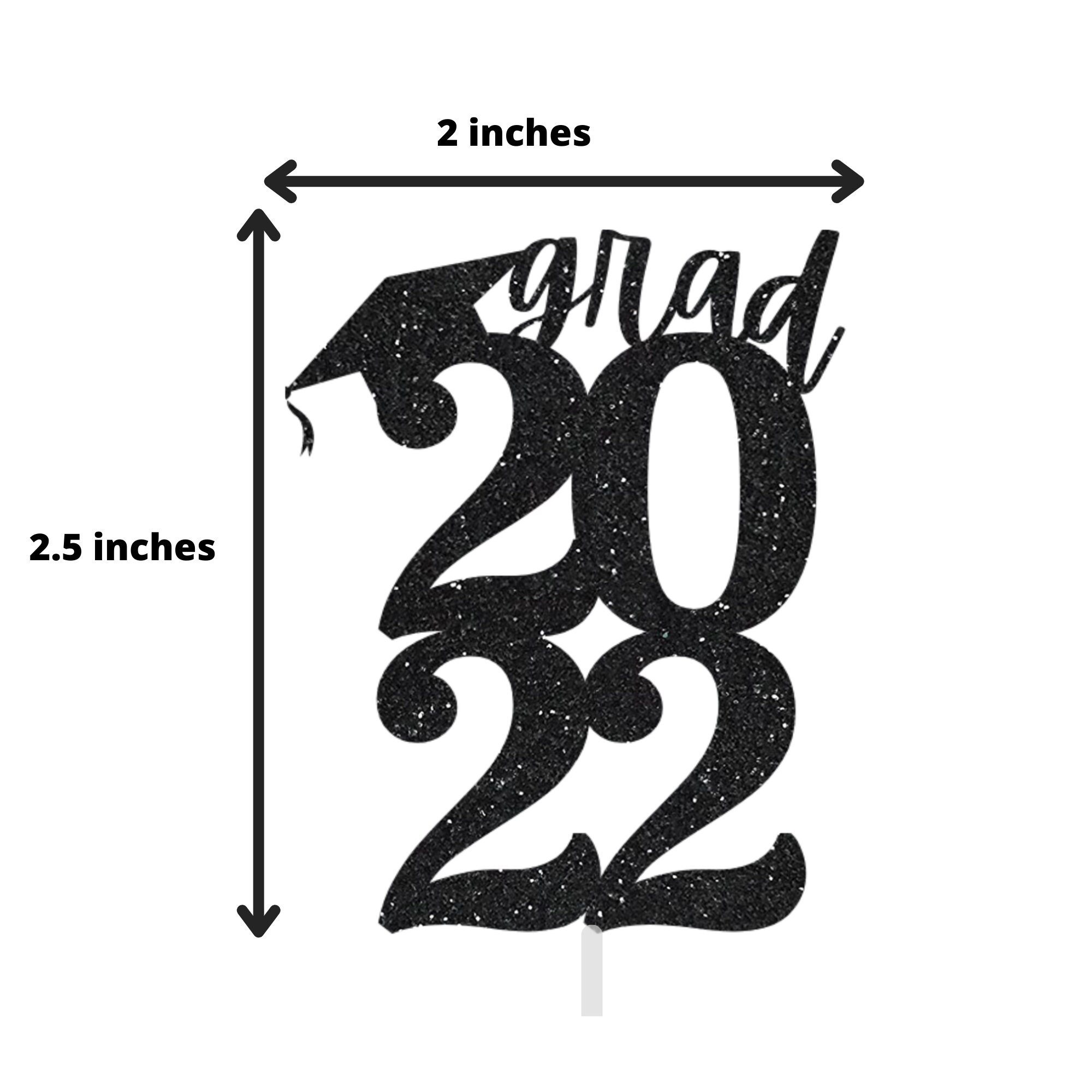 2022 Graduation Cupcake Topper 2x2.5 set of 12 or 24 - Etsy