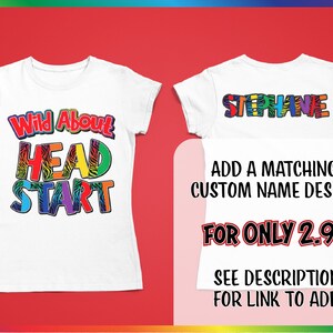 Head Start Shirt Image - Headstart Png for Girl - Head Start Design Rainbow Png - Etsy
