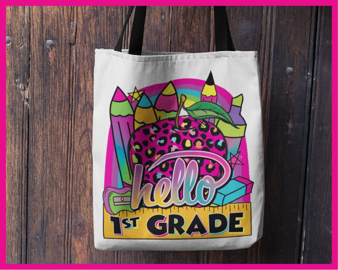 Hello 1st Grade Shirt Image 1st Grade Png for Girl 1st - Etsy