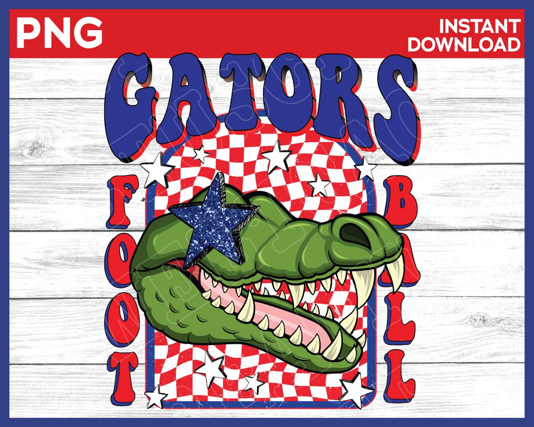 Gators Preppy Mascot Png | Red White Blue | Digital Download - Etsy