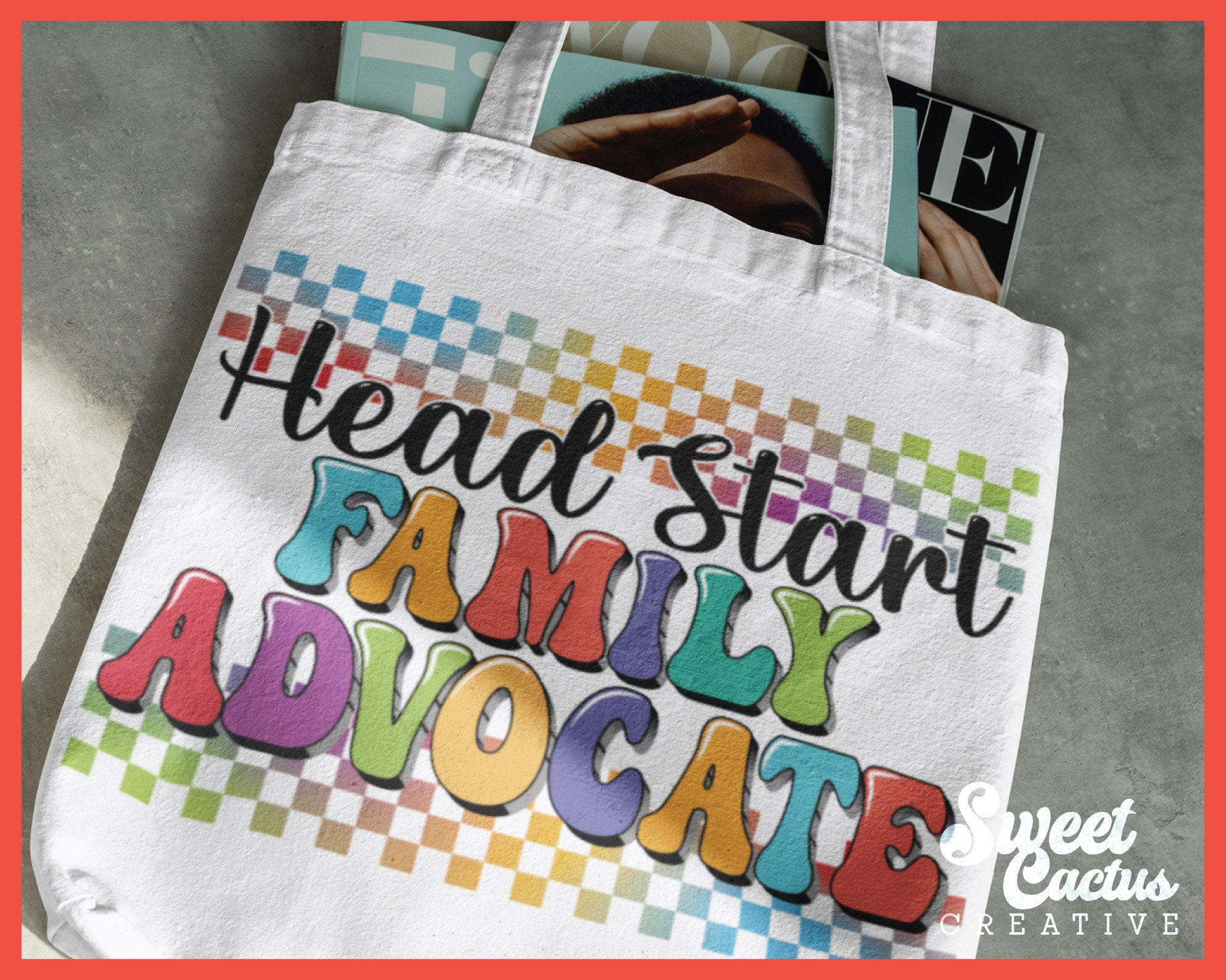Head Start Family Advocate Png | Colorful Retro Family Advocate Design ...