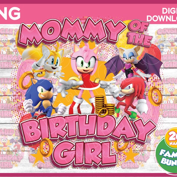 Sonic Girl Png - Etsy