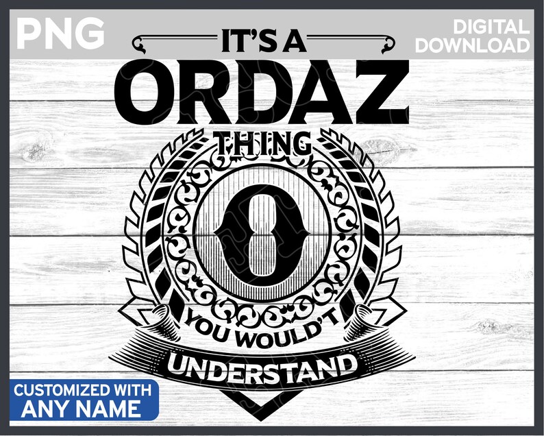 It's a Family Name Thing You Wouldn't Understand Svg - Etsy