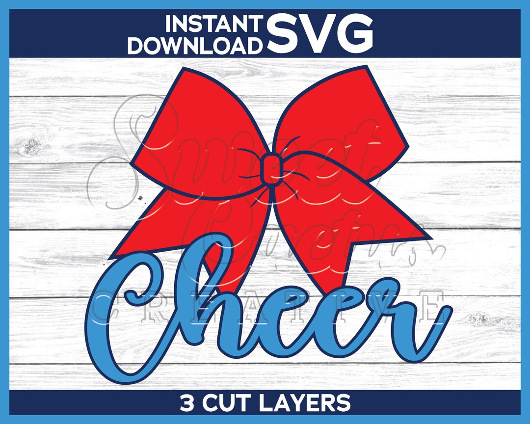 Cheer Svg | Cheerleader Svg | Cheer Bow Svg | SVG Cut File - Etsy