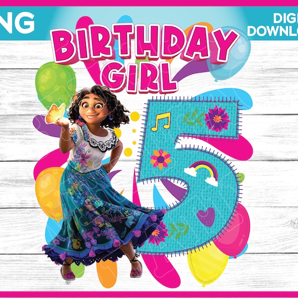 Mirabel Birthday Svg - Etsy