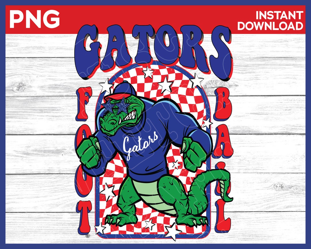 Gators Preppy Mascot Png | Red White Blue | Digital Download - Etsy