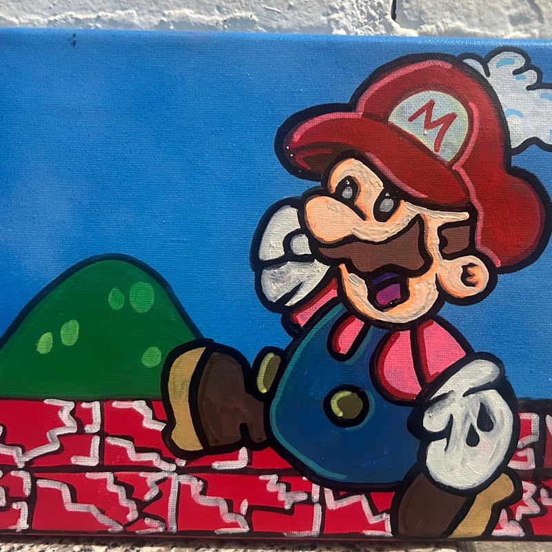 Mario 64 Paintings - Etsy