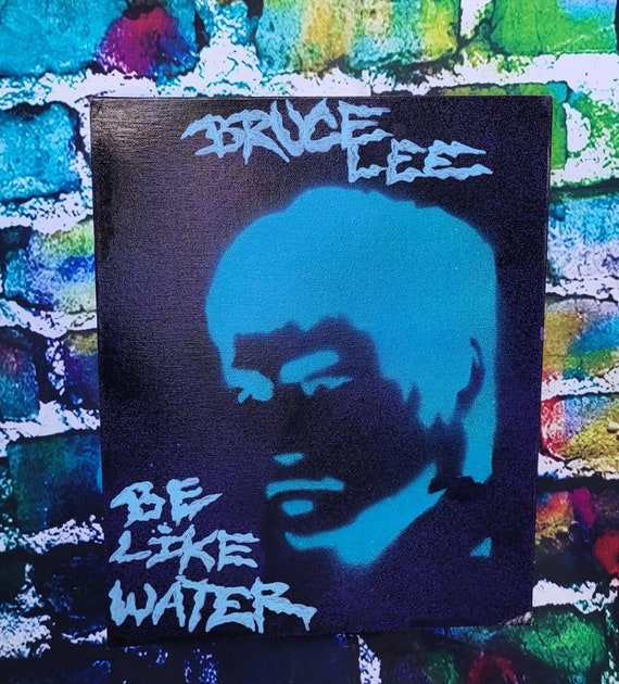 Bruce Lee. Be Like Water. - Etsy