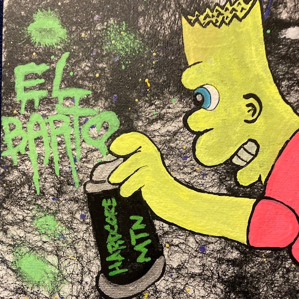 Bart Simpson Drip - Etsy
