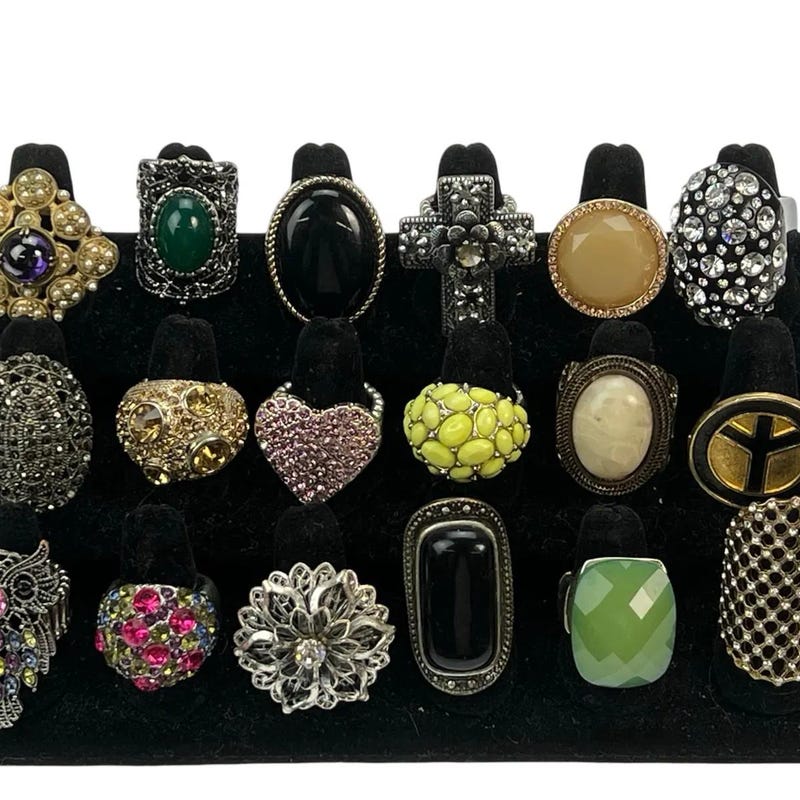 Antique Gold Costume Ring - Etsy