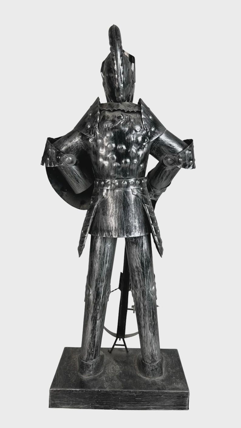 Medieval Knight Statues Display Decor Collection, Huge 22" Tall Knights ...