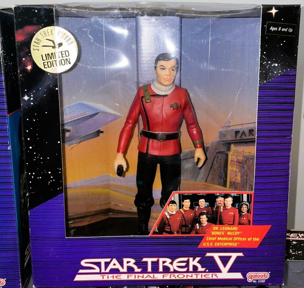 Star Trek V the Final Frontier Action Figures Complete Set of 5 Captain ...