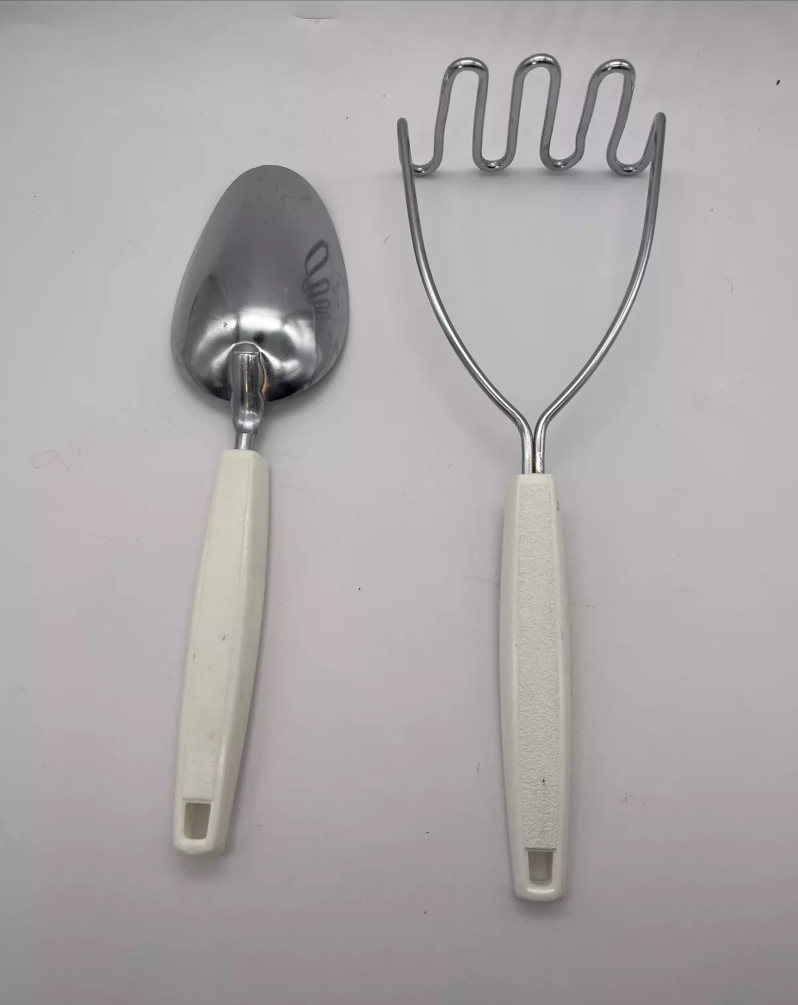 Vintage EKCO Pyrex 'spice of Life' Kitchen Utensils, Potato Masher ...