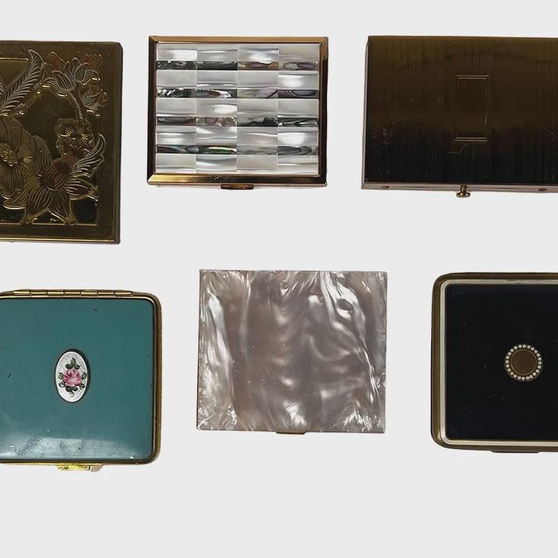 Vintage Powder Compact Case - Etsy