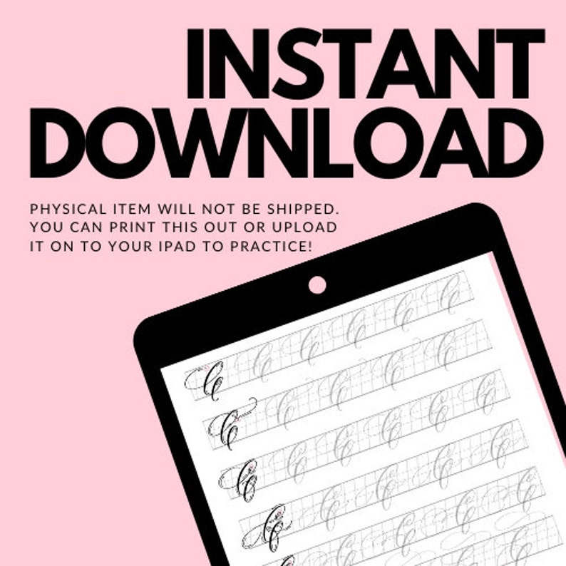 Flourish Capital Letters Alphabet Calligraphy Worksheets. Brush ...