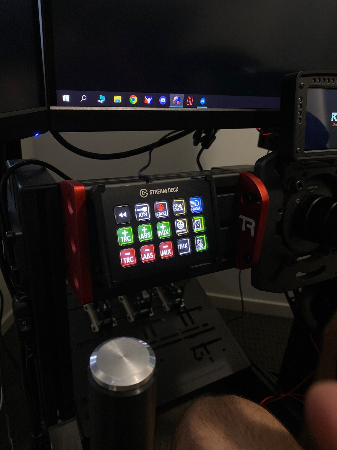 Stream Deck Mount for Sim Rig – Adjustable 3D Printed Bracket (MK1 MK2 ...