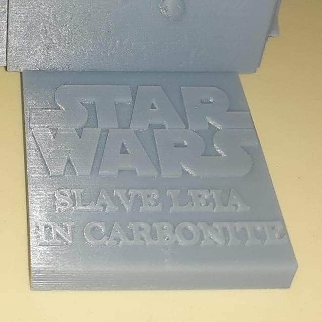 Slave Leia in Carbonite / 3D Custom Statue Home Decor - Etsy UK