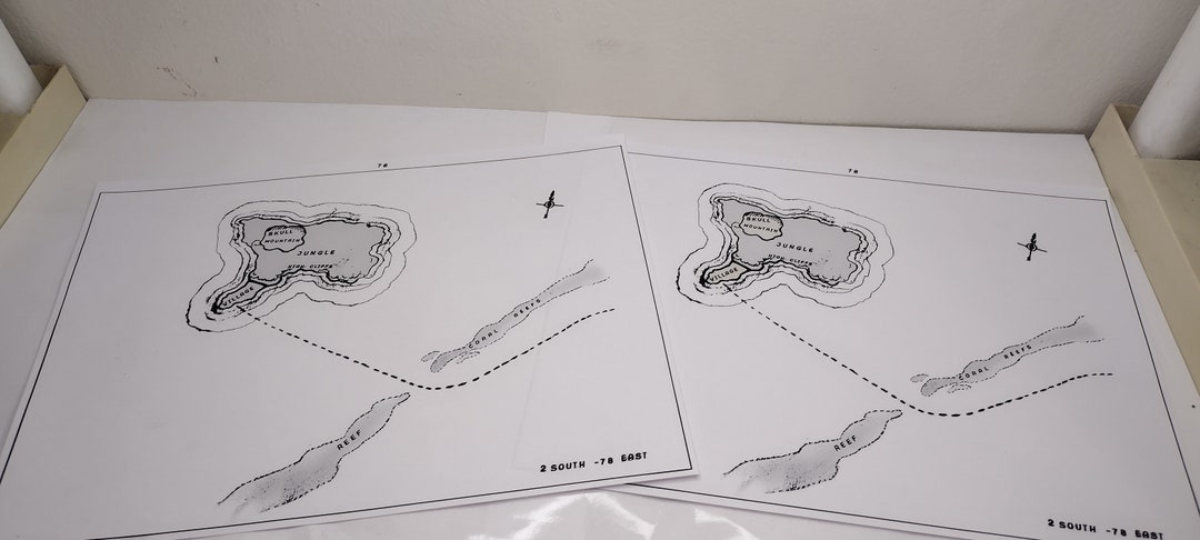 1933 King Kong Skull Island Map - Etsy