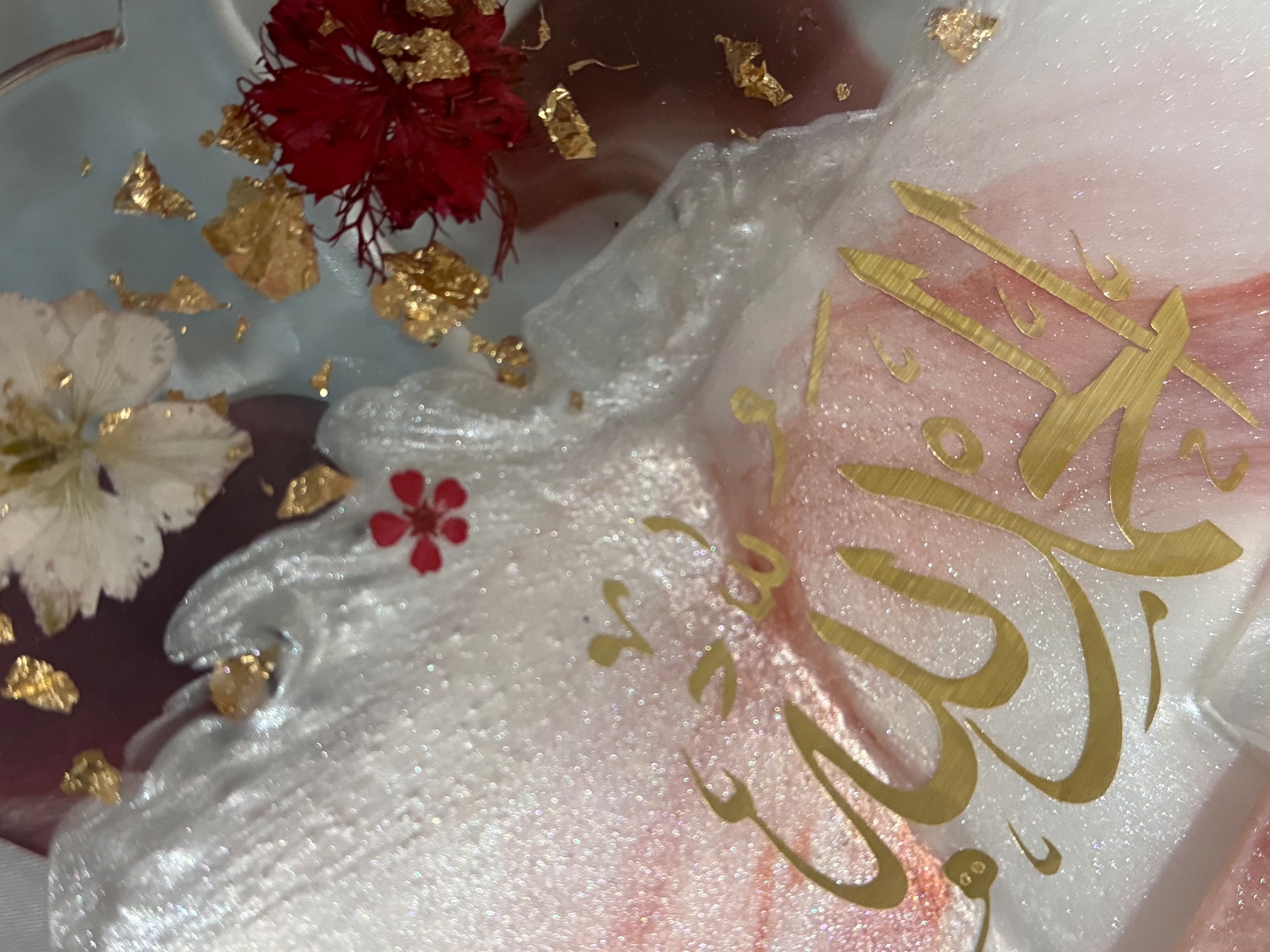 Handmade Resin Quran Stand, Quran Stand, Resin Bookmarks, Wedding Gift ...