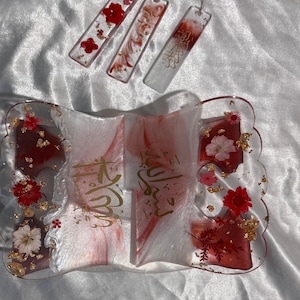 Handmade Resin Quran Stand, Quran Stand, Resin Bookmarks, Wedding Gift ...