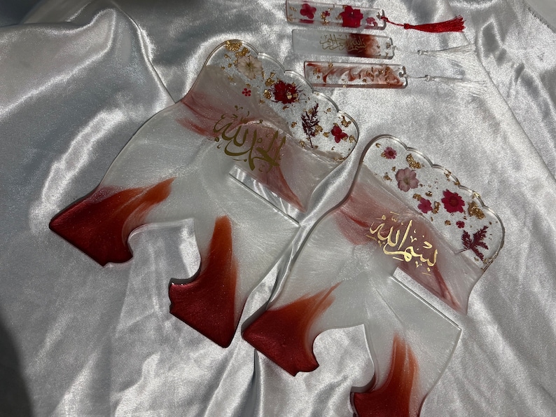 Handmade Resin Quran Stand, Quran Stand, Resin Bookmarks, Wedding Gift ...