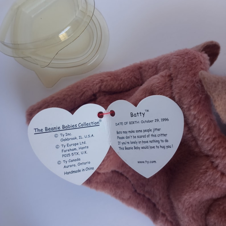 TY 1996 "batty Beanie Babies * - Etsy