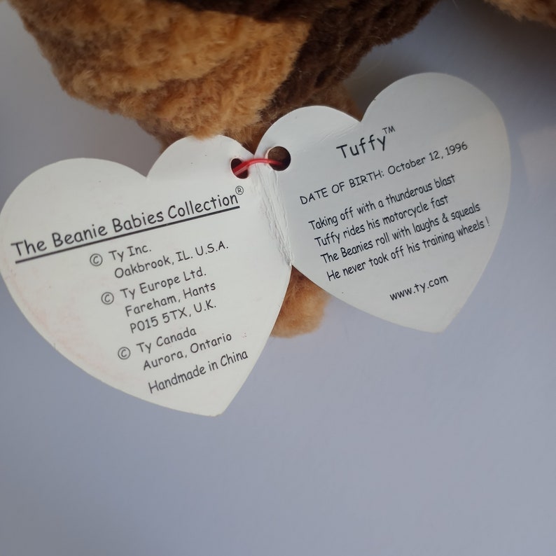 Ty 1996 " Tuffy " Beanie Babies * - Etsy