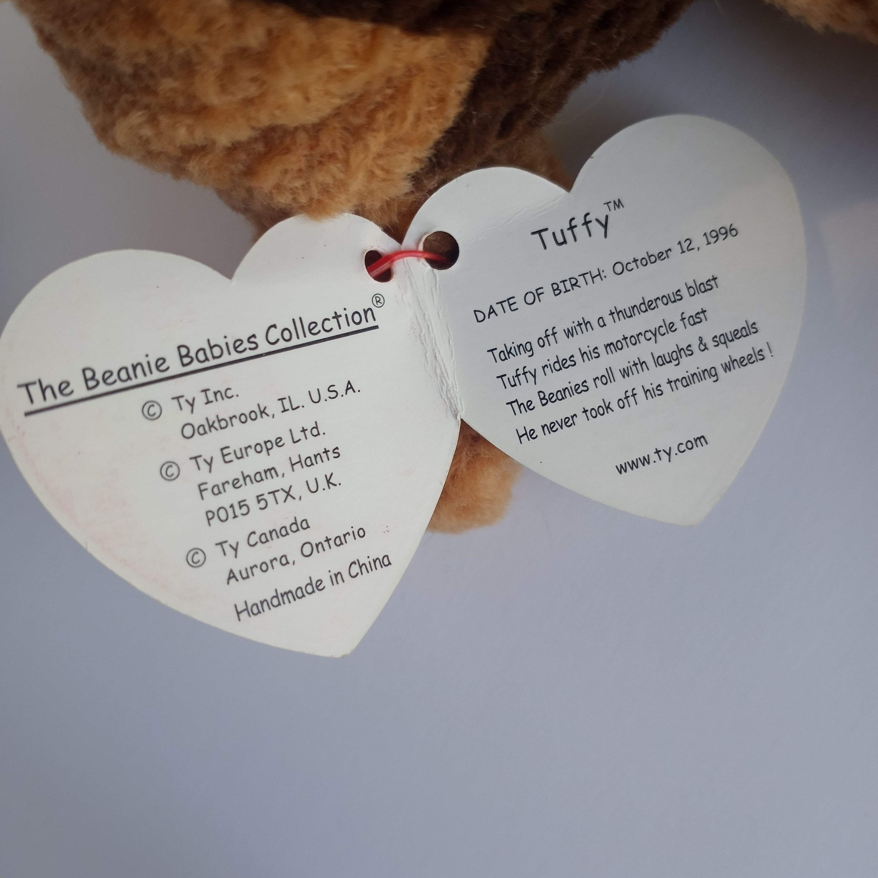 Ty 1996 " Tuffy " Beanie Babies * - Etsy