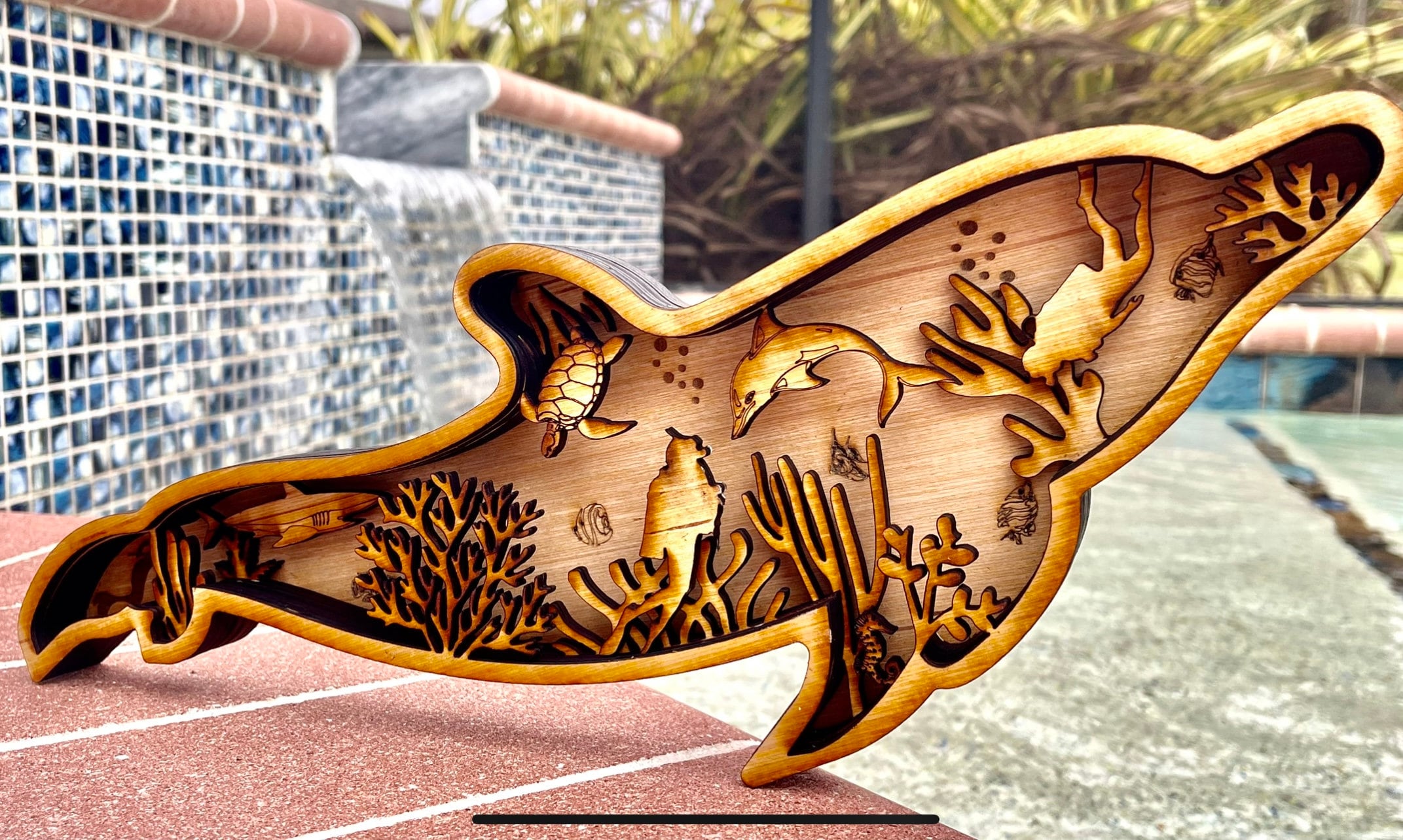 Layered Dolphin - Etsy